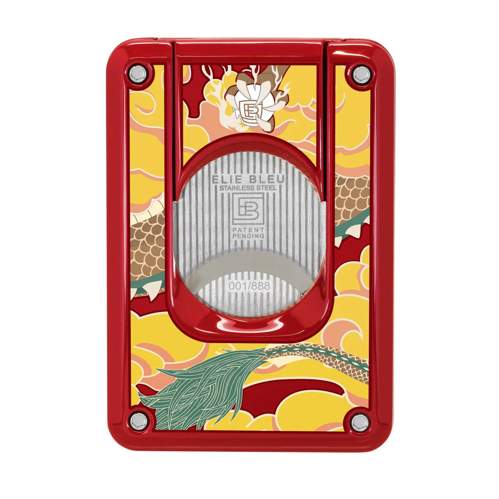 Elie Bleu Cigar Cutter - Double Blade - Dragon (Red) Ltd. Ed EBC4077 ...