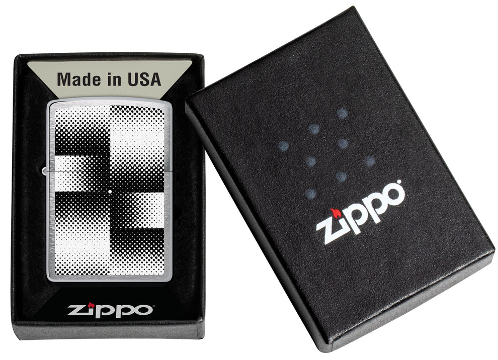 Zippo Black & White Checker Illusions 200-110656 - Fourteen Ninety Two