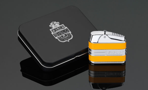 SIGLO Retro II Lighter - Cohiba Yellow - Fourteen Ninety Two